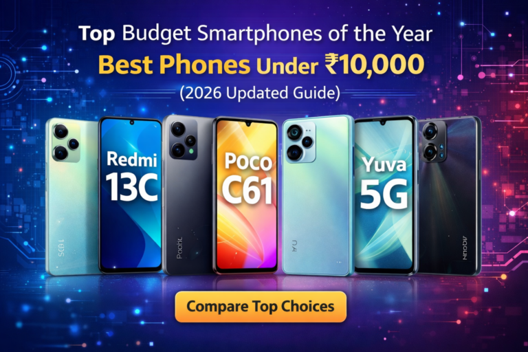 Top Budget Smartphones of the Year (2026) | Best Phones Under ₹10,000